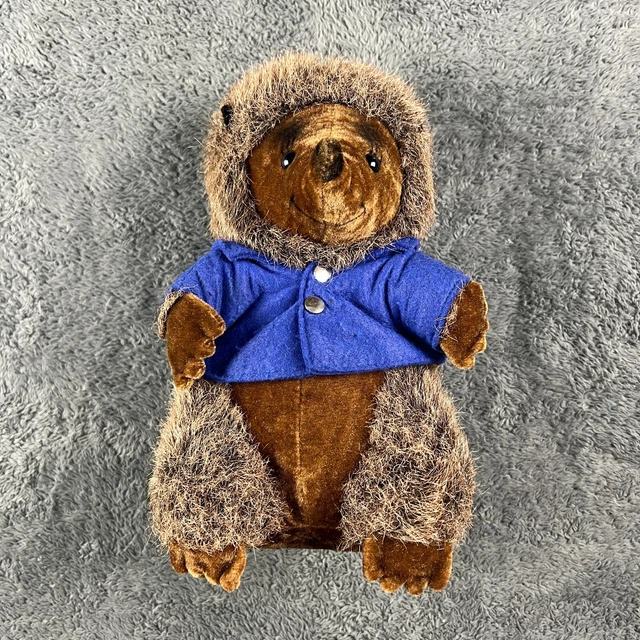 MERRYTHOUGHT NATIONAL TRUST Trusty The Hedgehog 12" Soft Toy Plush Blue ...