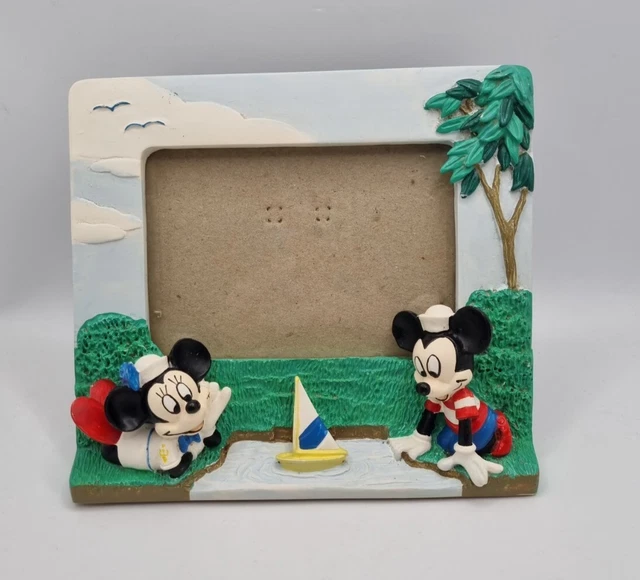 WALT DISNEY COMPANY Photo Frame, Mickey & Minnie Mouse, 3.5'x4.5 ...