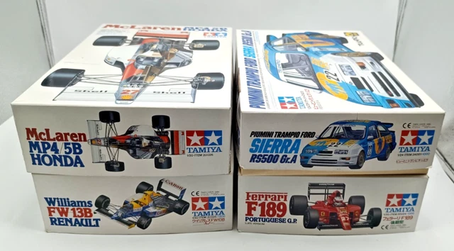 TAMIYA PLASTIC KIT Car Job Lot Of 4 **Empty Boxes** (No Models) Mclaren ...