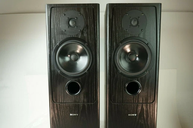 SONY SS-F2 SPEAKERS loudspeakers boxes 100W 2 way floorstanding ...