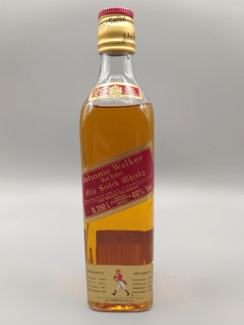 JOHNNIE WALKER RED Label Old Scotch Whisky 40% Alkohol Scotland 0,350 ...