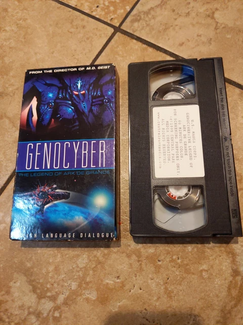 VINTAGE RARE MANGA VHS Genocyber The Legend Of Ark De Grande 1999 $20. ...