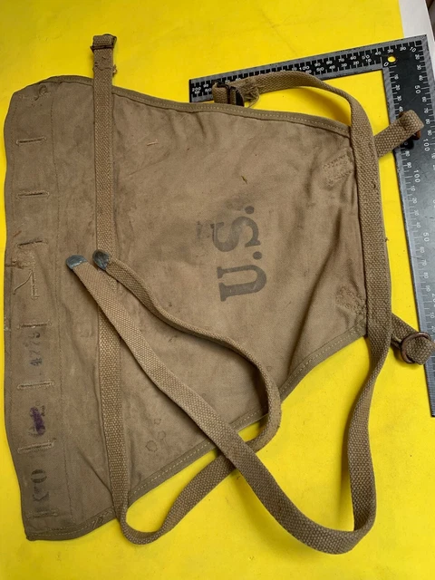 ORIGINAL WW2 US Army M1928 Haversack Pack Tail - 1942 Dated £15.00 ...