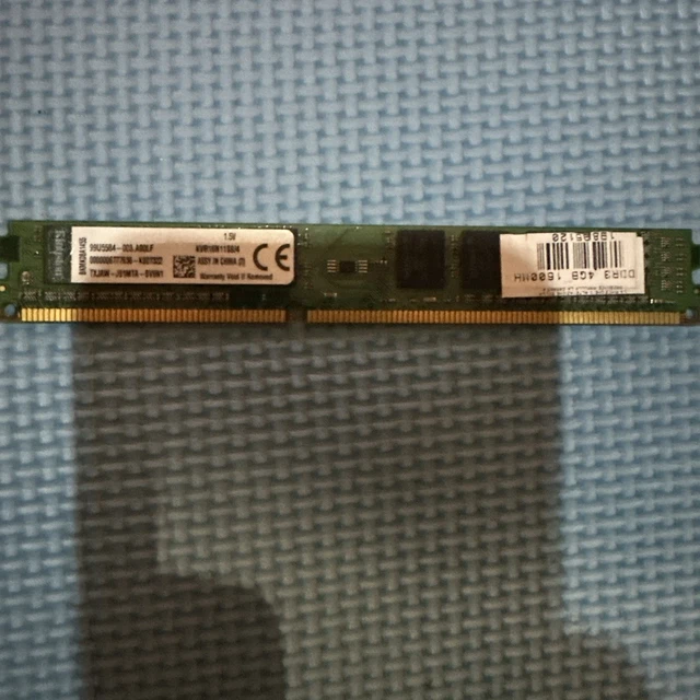 KINGSTON MEMORY 4GB 1Rx8 PC3-12800 DDR3 UDIMM 99U5584-005.A00LF EUR 8 ...