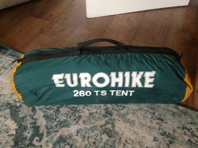 EUROHIKE 260 TS tent 2 or 3 man tent with porch £50.00 - PicClick UK