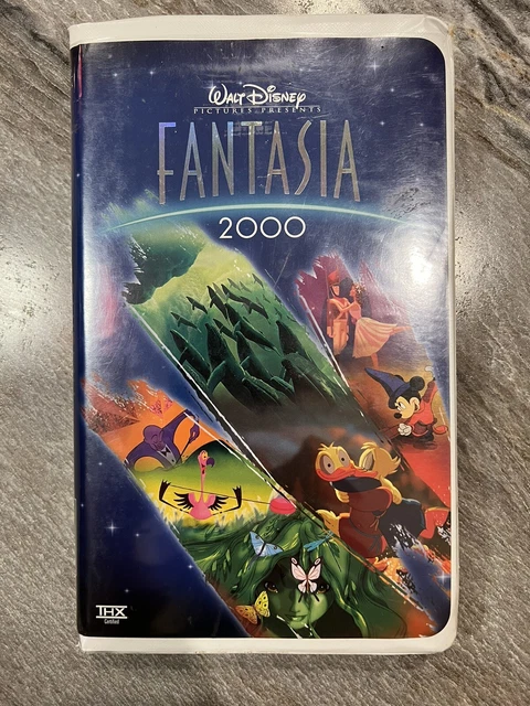 FANTASIA 2000 (VHS, 1999) Walt Disney Pictures VHS 20859 THX certifié ...