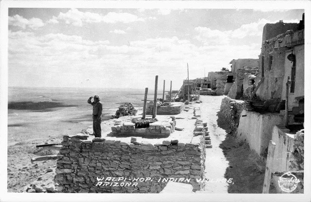 WALPI-HOPI INDIAN VILLAGE, Arizona 1950s OLD PHOTO EUR 6,73 - PicClick IT