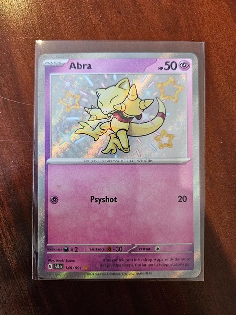 POKEMON TCG ABRA 148/091 / Baby Shiny Rare - SV: Paldean Fates $3.50 ...