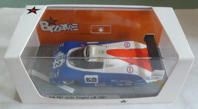 BIZARRE WM P87 Turbo Peugeot Le Mans 1987 #52 EUR 59,99 - PicClick IT