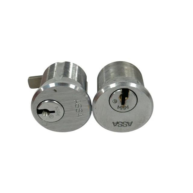 ASSA ABLOY DOOR Mortise Cylinder Lock Keyway Silver, 2 Pcs £21.56 ...