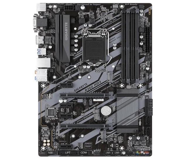 B360 HD3 GIGABYTE motherboard Intel B360 Express LGA1151 ATX PCIe Gen3 ...