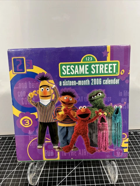 RARE SEALED 2005-2006 Sesame Street (16) Month Wall Calendar £17.91 ...