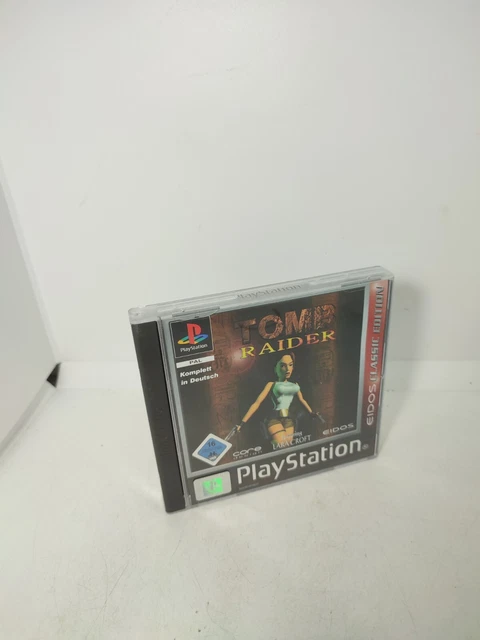 TOMB RAIDER PS1 Playstation 1 parte 1 con libretto istruzioni completo ...
