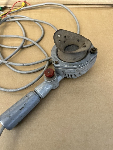 WW2 BRITISH TANNOY YA4353 Hand-held Microphone Battleship Grey (HH459 ...