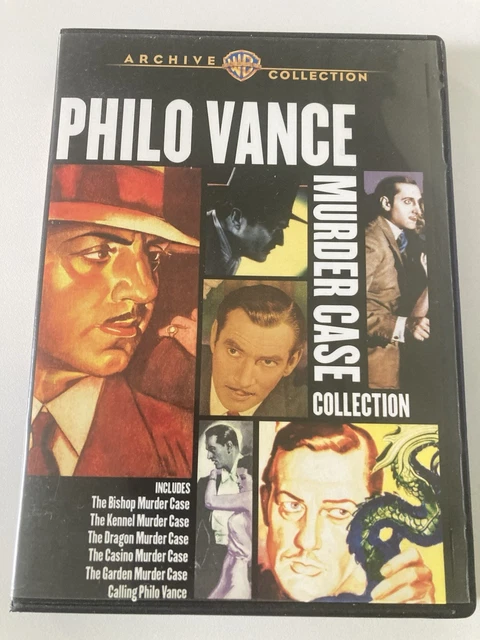PHILO VANCE MURDER Case Collection - 6 Films On 3 DVDs - Basil Rathbone ...