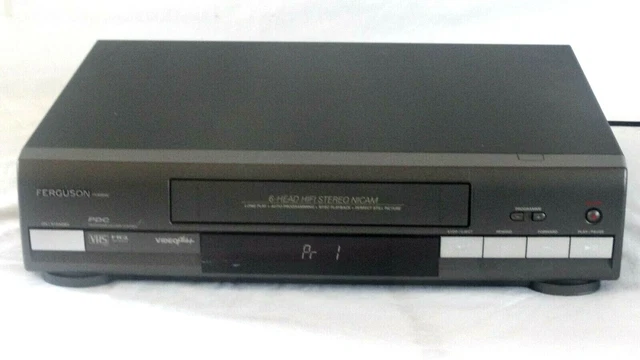 VINTAGE VCR FERGUSON FV-405HV VHS Video Cassette Recorder £45.00 ...