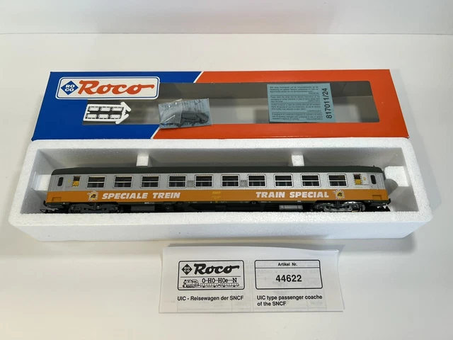 ROCO 44622 - 2cl B9c9x FTS Train Special SNCF Passenger Car in HO, New ...