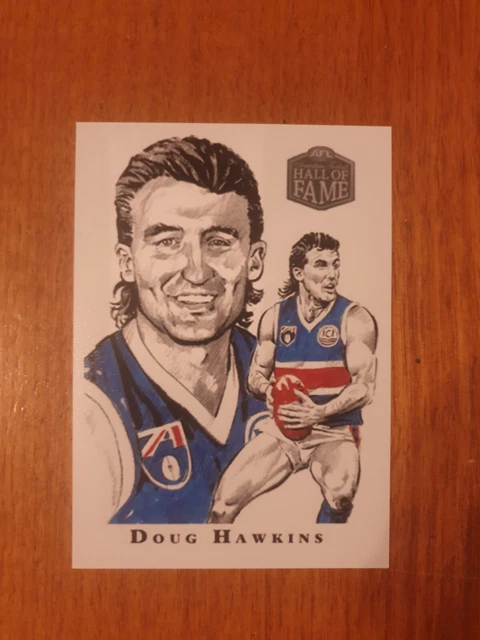 DOUG HAWKINS FOOTSCRAY Football Club AFL Hall Of Fame 5x7 inch print ...