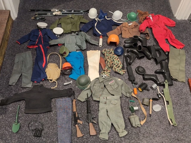 VINTAGE ACTION MAN Job Lot & Knock Off Uniforms £27.85 - PicClick UK
