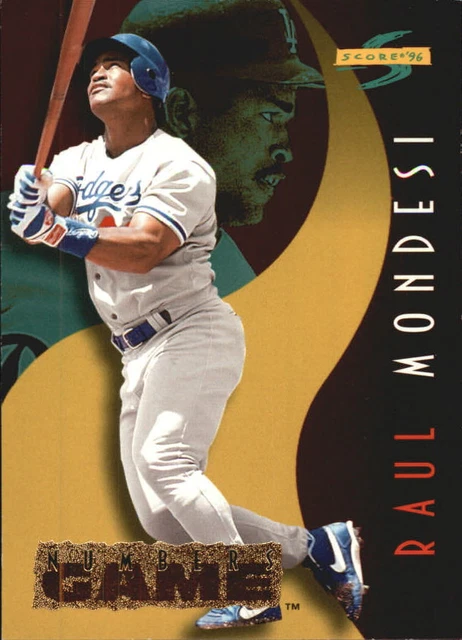 1996 SCORE NUMBERS Game Los Angeles Dodgers carte de baseball #11 Raul ...