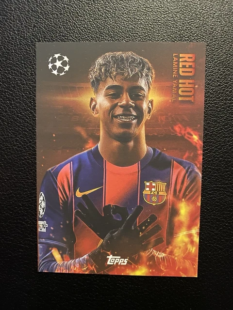 TOPPS MATCH ATTAX 25/26 Red Hot Lamine Yamal Ultra Rare Card £40.00 ...