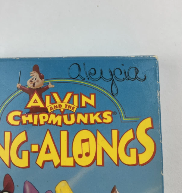 VHS ALVIN AND the Chipmunks - Sing-Alongs Ragtime Cowboy Joe (VHS, 1993 ...