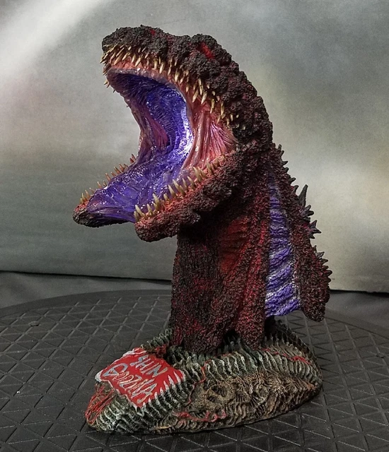 RARE KOC M-ARTS Godzilla 2016 Shin Resine cast Garage Kit Bust Yuji ...