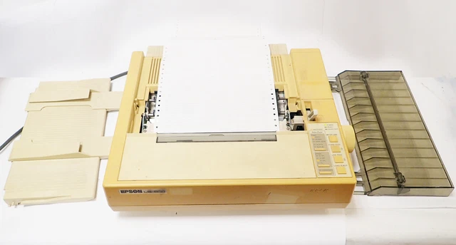 VINTAGE EPSON LQ-850 Model P88Ma Dot Matrix Printer 120V 2A, Passed ...