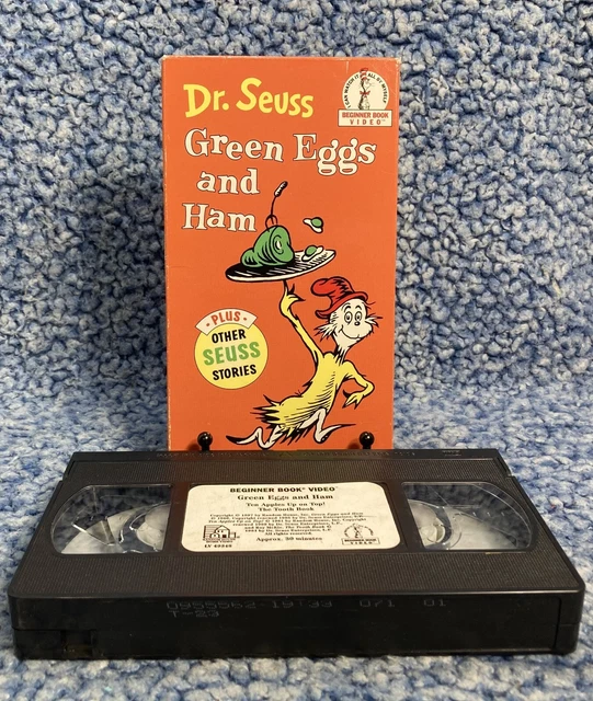 DR. SEUSS: GREEN Eggs and Ham VHS 1997 Plus Ten Apples & Tooth Book ...