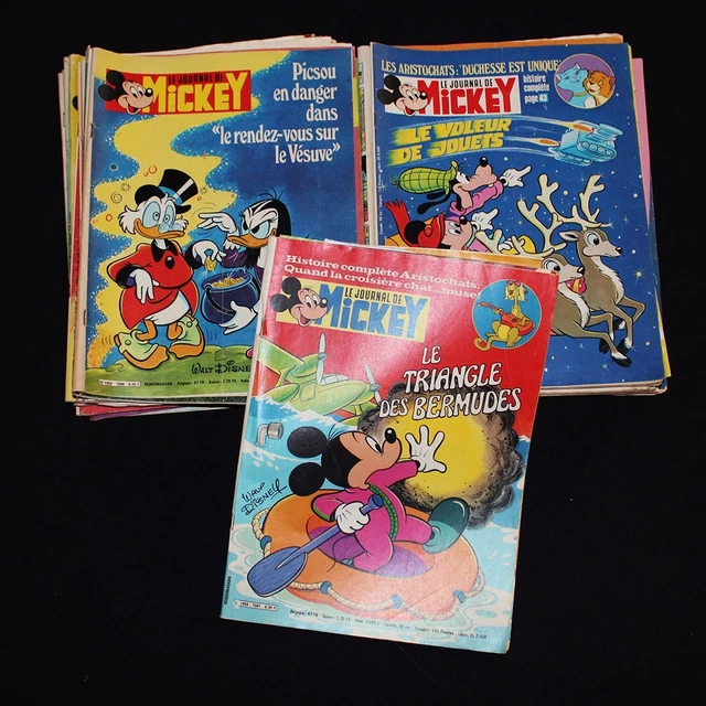 LOT DE 30 numéros Le journal de Mickey Walt Disney année 1982 vintage ...