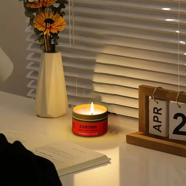 LONG BURNING CANDLES For Power Outages Outdoor Survival Candles ...