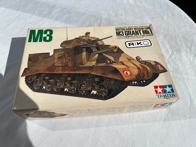 TAMIYA 1/35 SCALE British M3 Grant Mk.I Tank model kit £31.91 - PicClick UK
