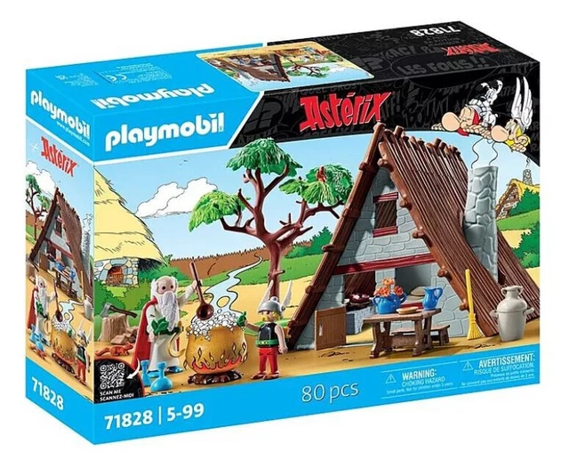 PLAYMOBIL SÉRIE ASTÉRIX set 71828 maison Astérix avec toit amovible ...