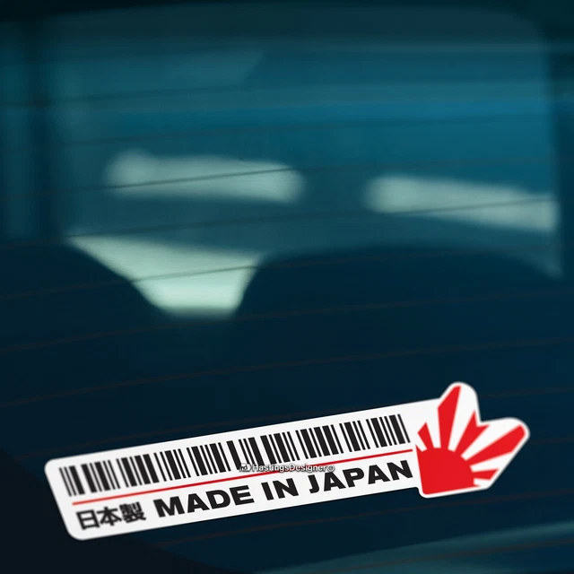 FC MADE IN JAPAN BARCODE Car,Window,Bumper JDM VAG DRIFT Vinyl Decal ...