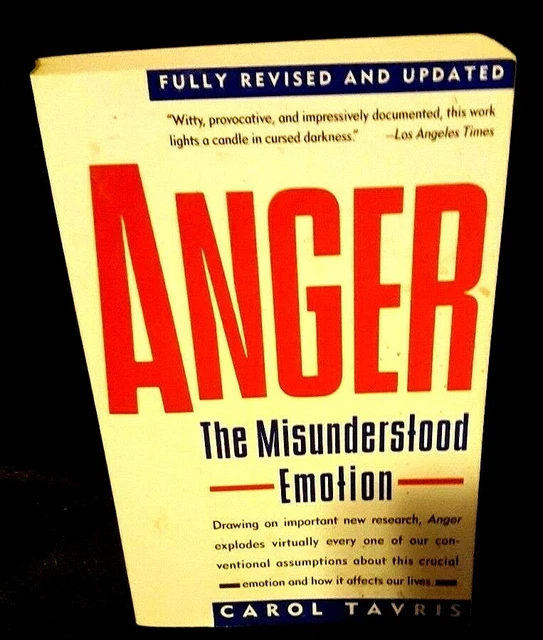 ANGER THE MISUNDERSTOOD emotion, Carol Travis £2.38 - PicClick UK
