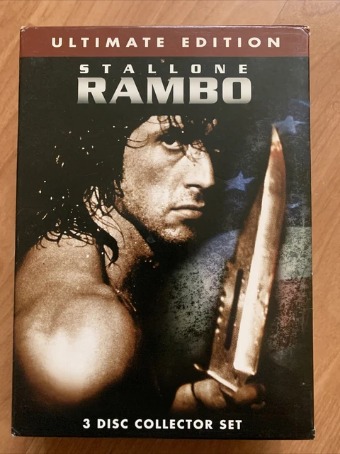 RAMBO ULTIMATE EDITION DVD Collection Sylvester Stallone, Region 1 EUR ...