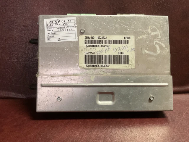 1995 AUTO C4 Corvette BCM Body Control Module $200.00 - PicClick