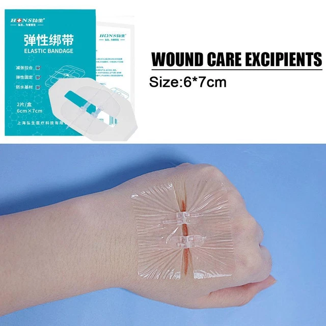 ELASTIC BANDAGE BAND Aid Zip Stitches Zip Tie Wounds Closure Adhesive ...