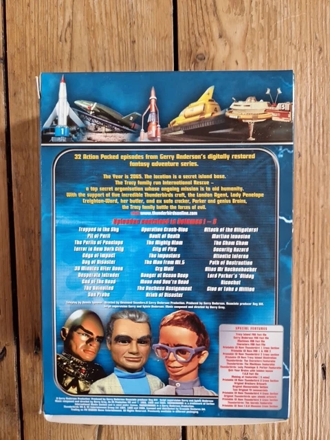THUNDERBIRDS - COMPLETE collection (9 Disc box set) in great condition £4.99 - PicClick UK