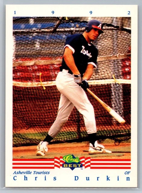 CHRIS DURKIN 1992 Classic Best Set Break BASEBALL #15 Asheville ...