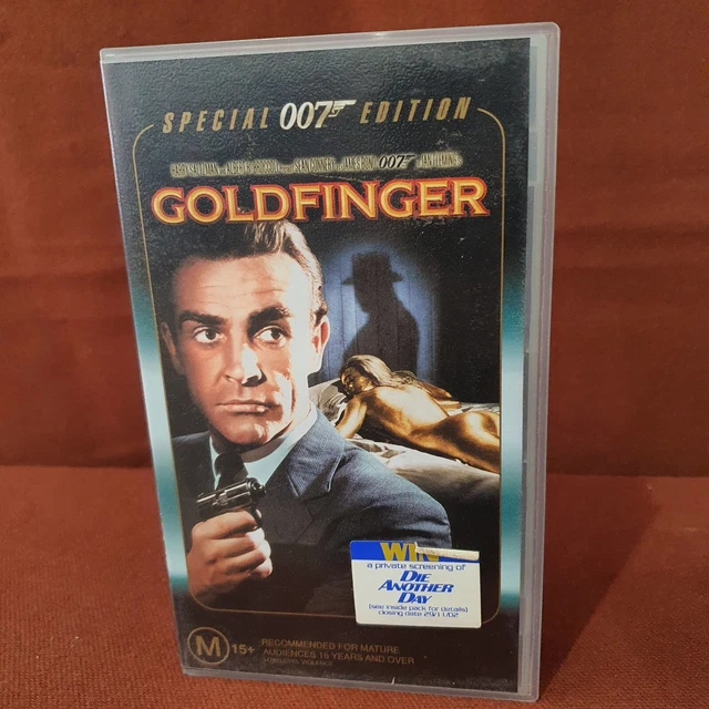VHS JAMES BOND GOLDFINGER Sean Connery £2.58 - PicClick UK