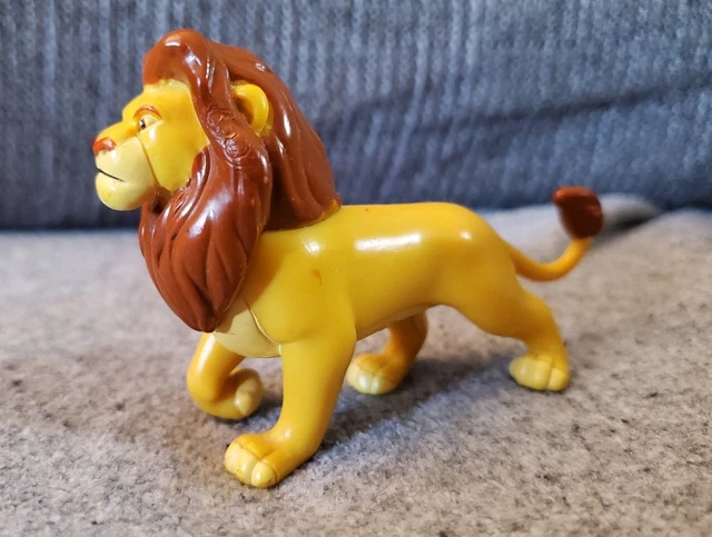 LION KING MUFASA Figure, Collectible Disney Figurine, 3.5" Hasbro 2002 ...