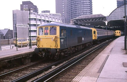 ORIGINAL COLOUR SLIDE of 73117 BR class 73 electro-diesel loco £2.25 ...