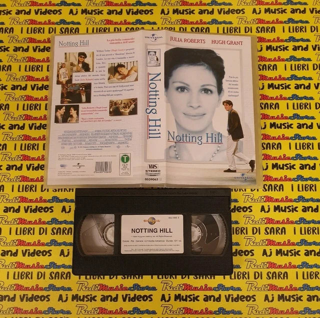 VHS*FILM NOTTING HILL 2000 Julia Roberts Hugh Grant UNIVERSAL (F8) no dvd* EUR 2,99 - PicClick IT