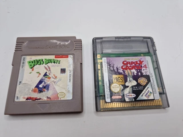 BUGS BUNNY CRAZY Castle 1 & 4 Gameboy Gameboy couleur très bon état EUR ...
