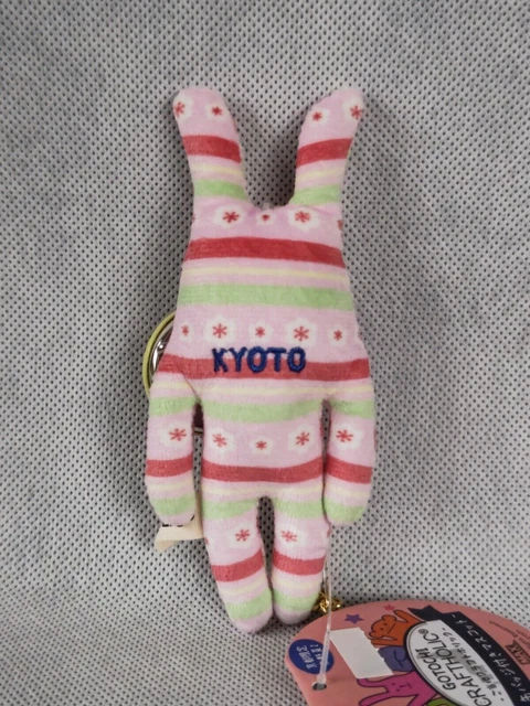 GOTOCHI CRAFT HOLIC In Kyoto Plush Doll Rab Badge 4.5" Japanese Mascot Japan £19.54 - PicClick UK