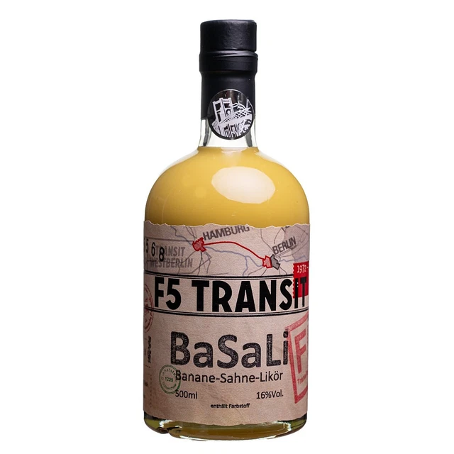BASALI LIKÖR 0.5L (16%Vol) No. 5568 - Bananenlikör mit Sahne - F5 ...