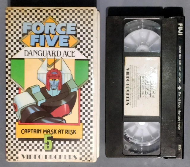 WAKUSEI ROBO DANGUARD Ace Force Five RARE Robots Amine Cartoon VHS ...