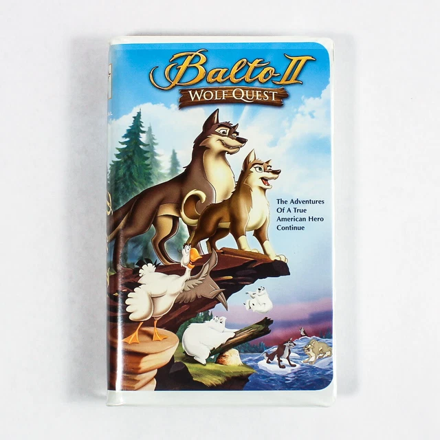 BALTO II: WOLF Quest VHS 2002 - Jodi Benson Children's Animation, Good ...