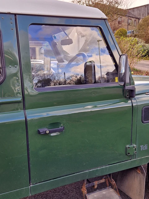LAND ROVER DEFENDER front door o/s right 90 110 300tdi TD5 Coniston ...